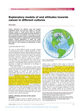 3. Explanatory models of and attitudes towards