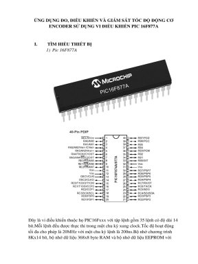 BÁO cáo điều KHIỂN tốc độ ĐỘNG cơ BẰNG VI điều KHIỂN PIC 16f877a