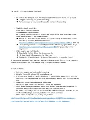 Common problems in writing an IBC