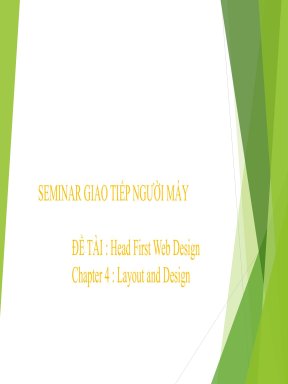 Head first web design chapter 4 layout and design