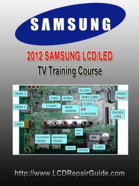 Samsung 2012 LCD LED TV training course