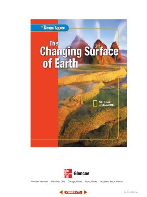 Glencoe science module g the changing surface of earth mcgraw hill 2005