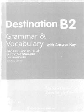 Destination b2 grammar vocabulary with answer key