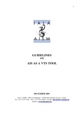 guideline on AIS as VTS tools