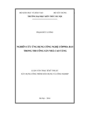 Nghiên cứu ứng dụng công nghệ côppha bay trong thi công sàn nhà cao ...