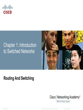 1. Introduction to Switched Networks-1