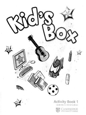 Kids box 1 activity book full