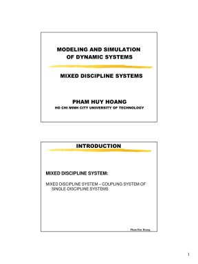 modeling and simulation of dynamic systems