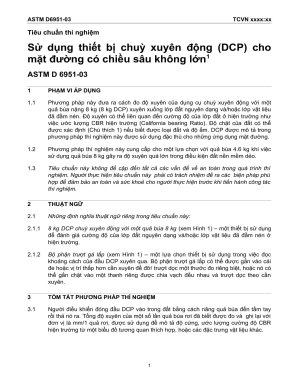 ASTM d 6951 03 sử dụng thiết bị chuỳ xuyên động (DCP) cho mặt đường có chiều sâu không lớn