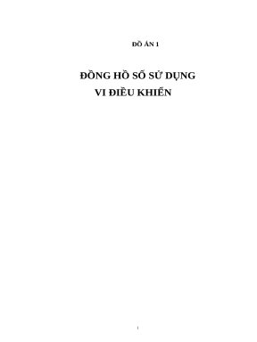 ĐỒNG hồ số sử DỤNG vdk (code và mạch in đầy đủ)