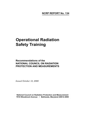 operational radiation safety training