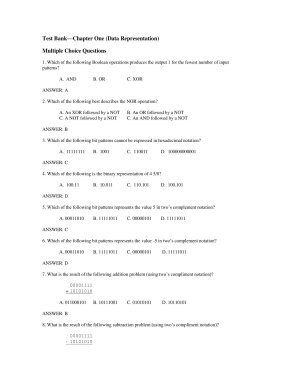 Computer science an overview 12th edition brookshear test bank