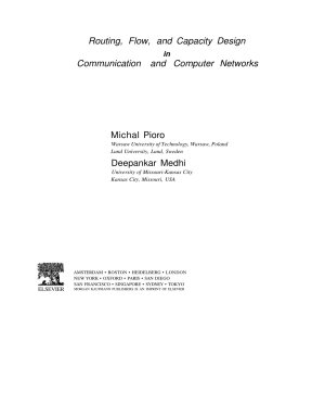 Routing, flow and capacity design in communication and computer networks