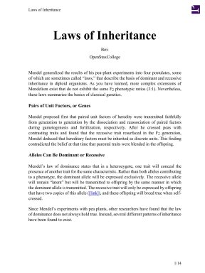 Tài liệu PDF Laws of Inheritance