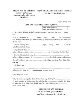 bieu mau giay xac nhan dieu chinh noi dung