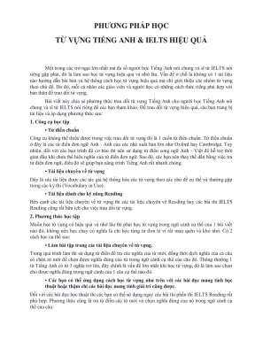 phuong phap hoc tu vung tieng anh hieu qua