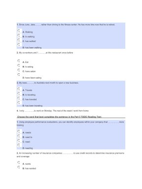 toeic grammar practice
