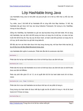 java hashtable class