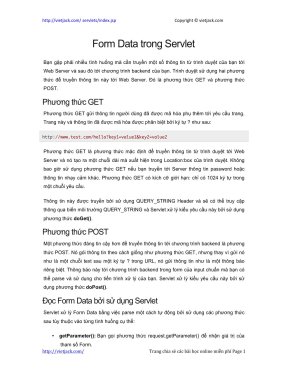 form data trong servlet
