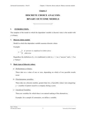 Chapter 03_Discrete choice analysis_Binary outcome models