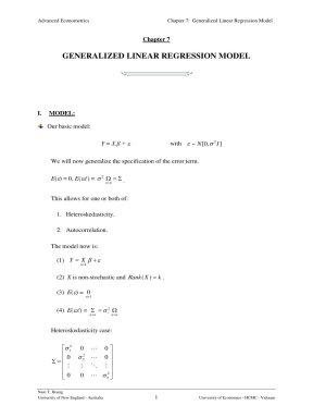Chapter 07_Generalized Linear Regression Model