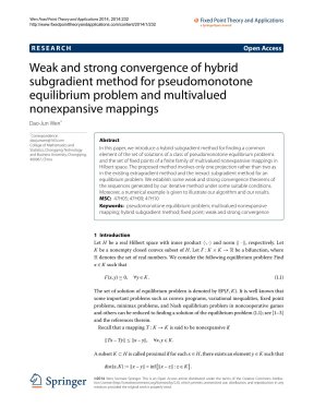 Weak and strong convergence of subgradient extragradient methods for ...
