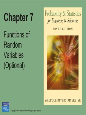 Probability statistics for engineers and scientists 9th by walpole ...