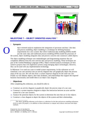 Case study ESSS milestone 07 object analysis