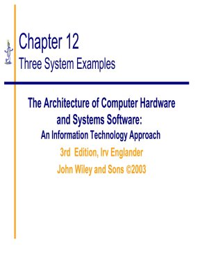 The architecture of computer hardware and systems software an ...