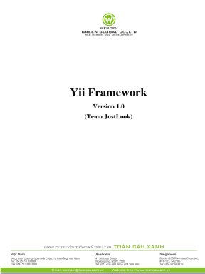 Yii Framework - Design pattern and Database and Form