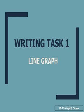 WRITING TASK 1 LINE GRAPH