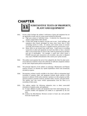 Solution with answer applied auditing by cabrera chapter11