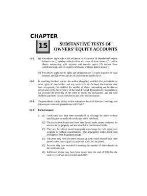Solution with answer applied auditing by cabrera chapter15