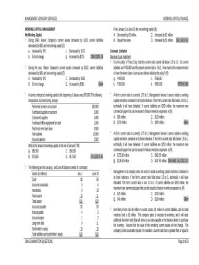 TEST BANK management advisory services by tan p03 working capital finance