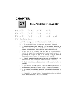 Solution with answer applied auditing by cabrera chapter16