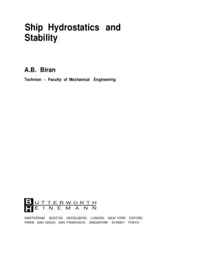 ship hydrostatics stability