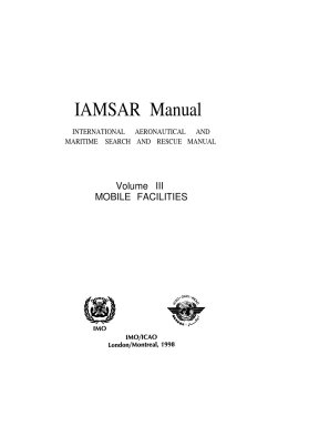 International aeronautical and maritime search and rescue manual ...