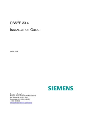 INSTALLATION GUIDE PSSE