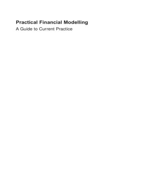 Practical financial modelling a guide to current practice