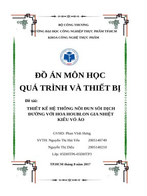 thiết kế thiết bị gia nhiệt kiểu vỏ áo hoa houblon