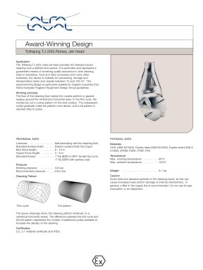 PD sheet toftejorg TJ 20g EN