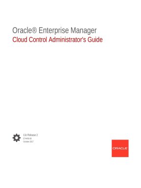 Oracle® Enterprise Manager Cloud Control Administrator''''''''''''''''s ...