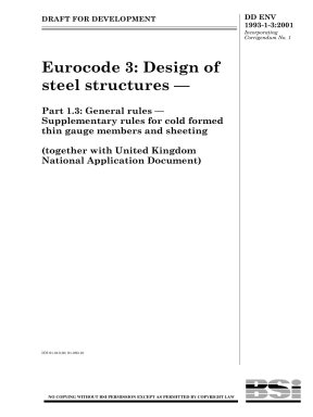 Design of masonry structures Eurocode 3 design of steel structures 1