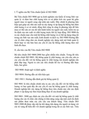 Giới thiệu về ISO9000 NTC