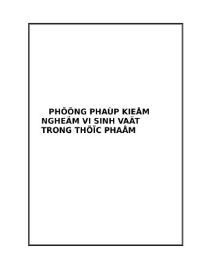 Phuong phap kiem nghiem vi thuc vat trong thực phẩm