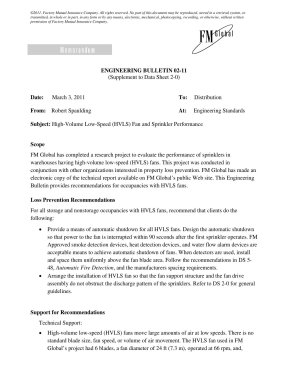 FM STANDARD FOR SPRINKLER SYSTEM