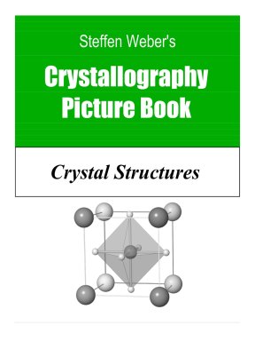 Crystallography picture books steffen weber crystal structures