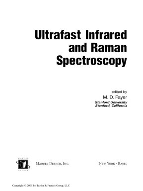 Ultrafast IR and raman spectroscopy 2001 fayer