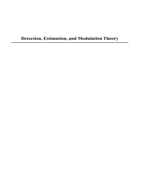 Detection, estimation, and modulation theory III radar and sonar signal processing and gaussian ...