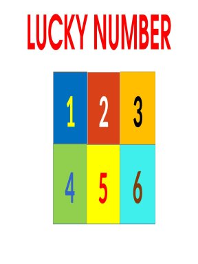LUCKY NUMBER
